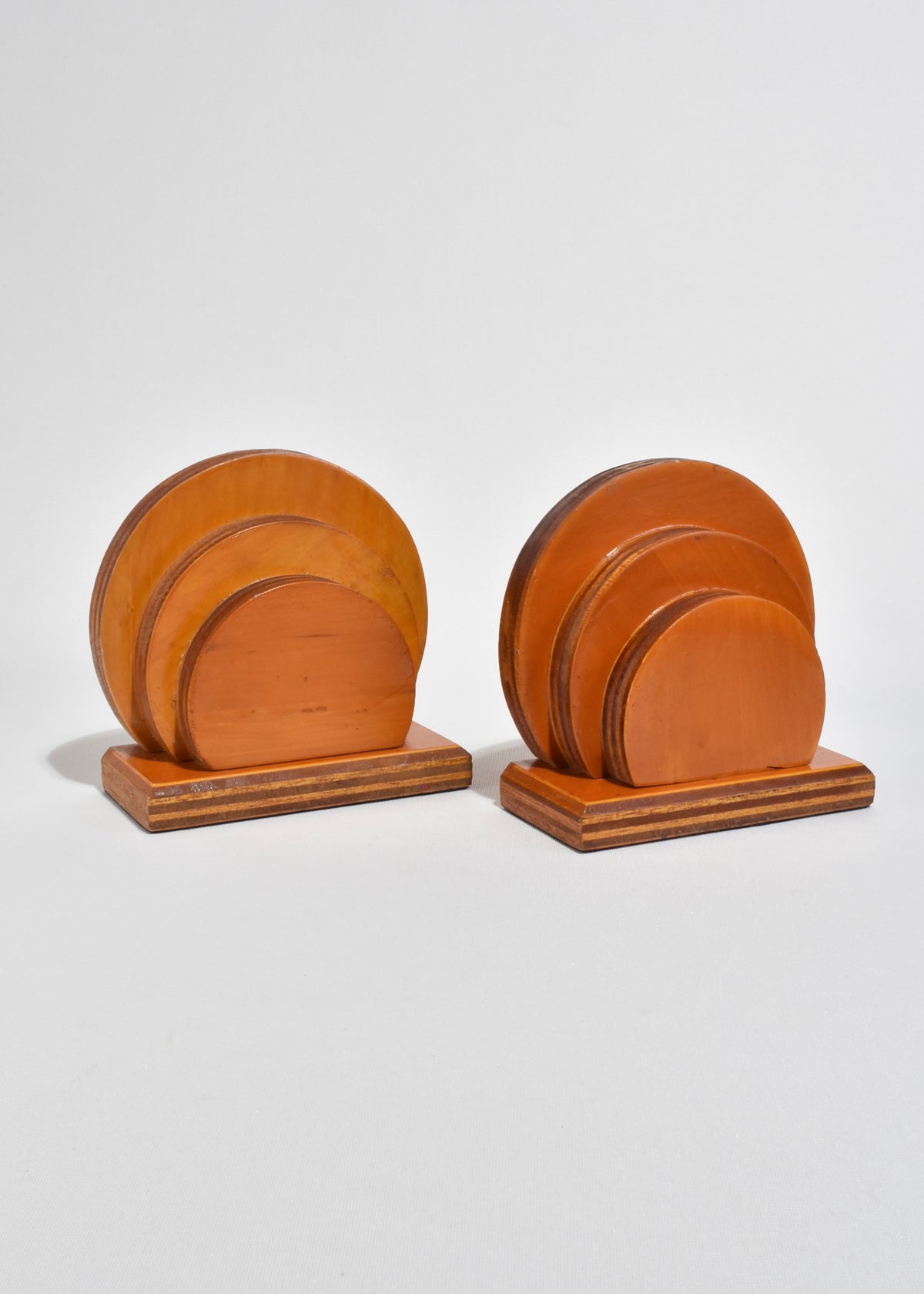 Rounded Wooden Bookends — Casa Shop