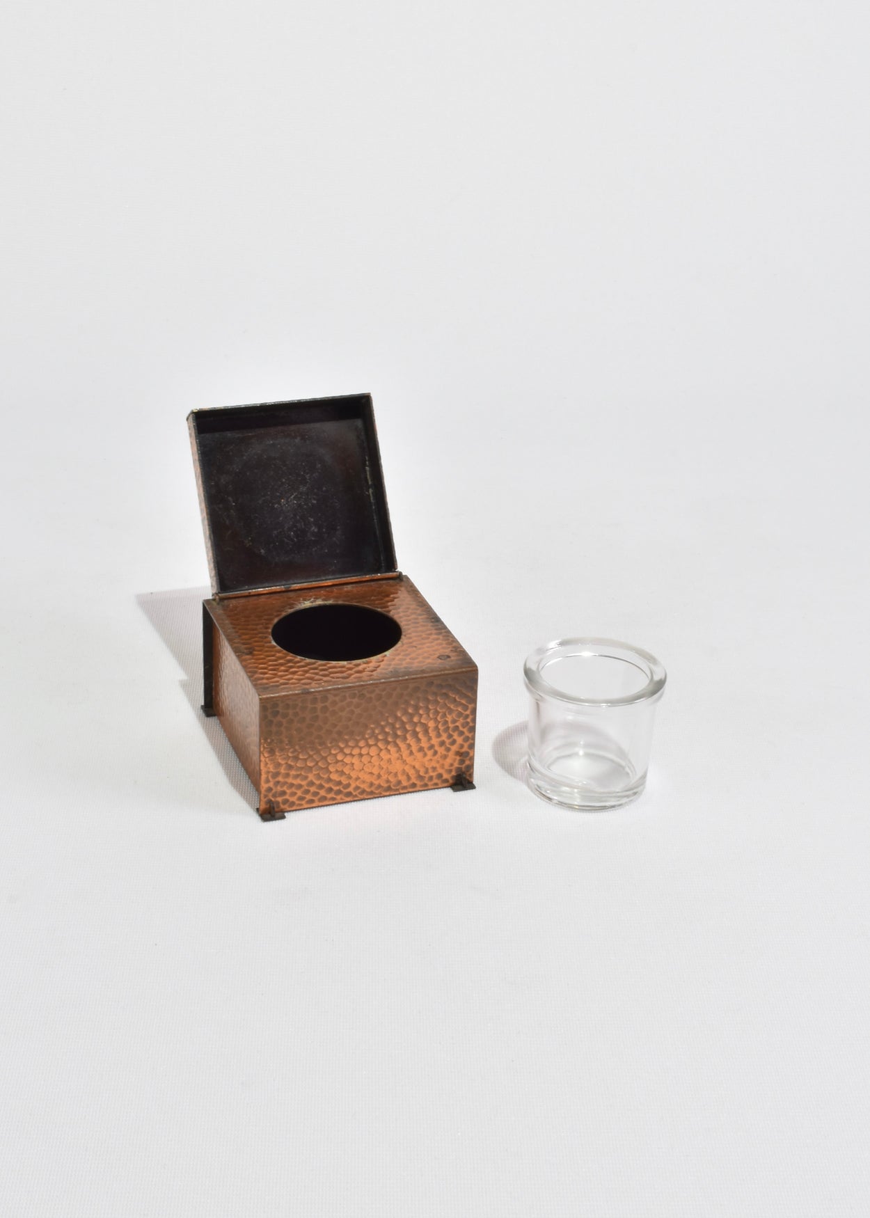 Hammered Copper Inkwell Box — Casa Shop