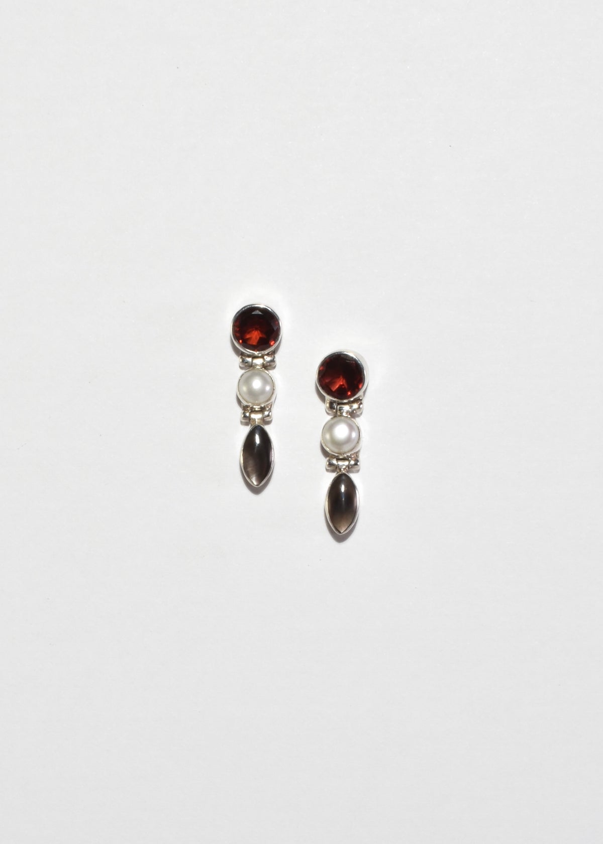 Multi Stone Hinge Earrings — Casa Shop