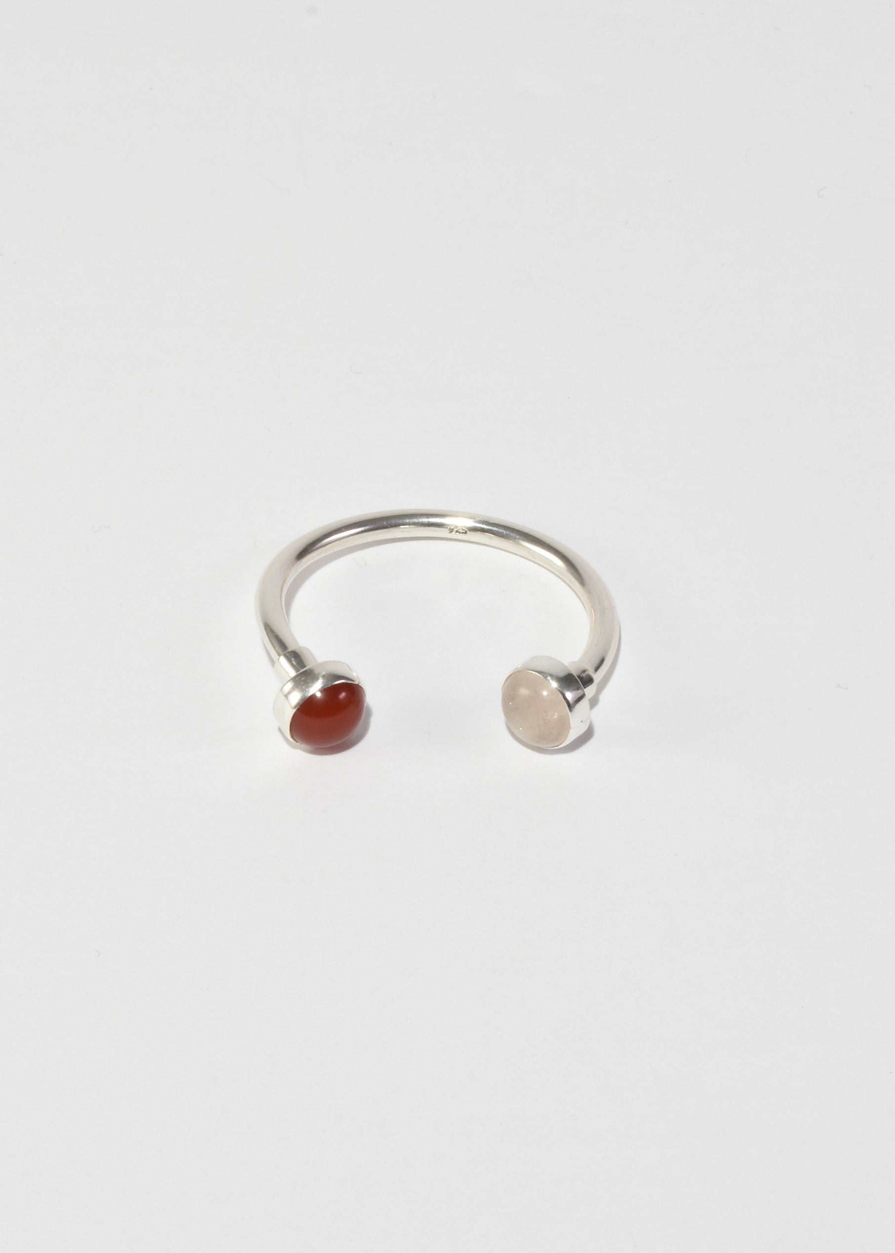 Sterling Gemstone Key Ring — Casa Shop