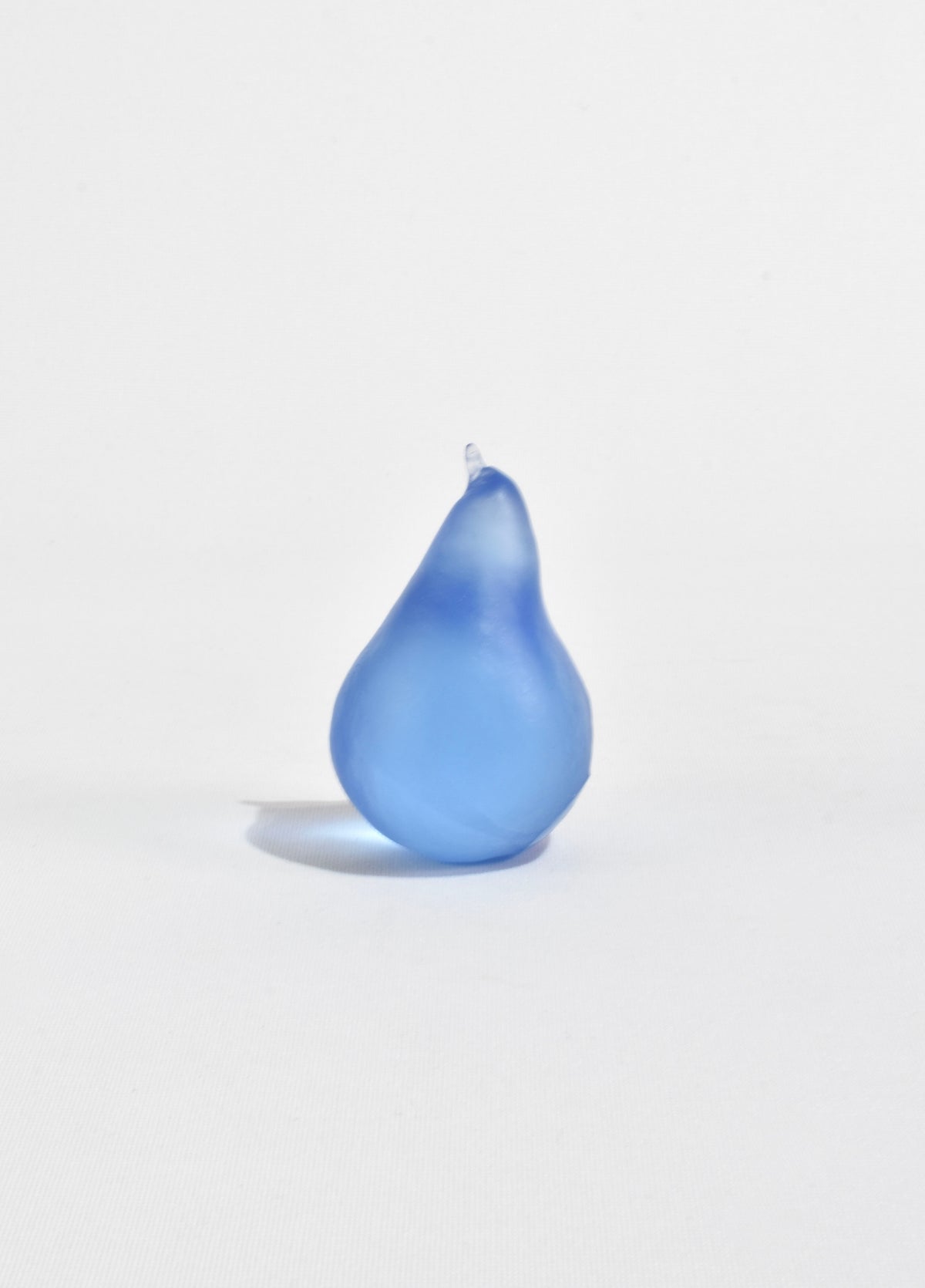 Glass Pear in Pale Cobalt — Casa Shop